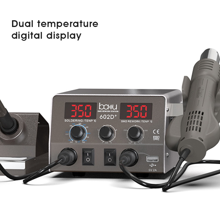 2 in 1 PCB Rework Station BA-602D+ - Baku